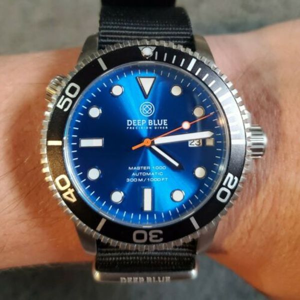 Deep Blue Master 1000 Ft Diver Automatic Mens Watch Generation 2 M1 ...