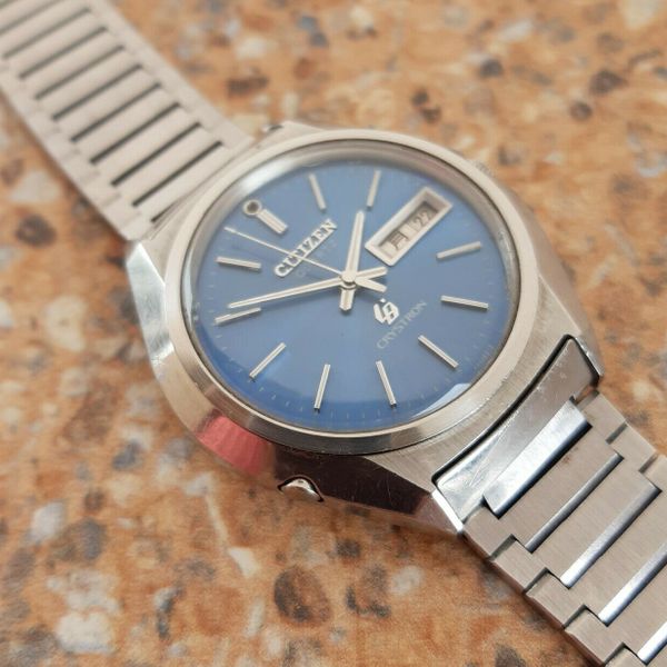 Rare Citizen CQ Crystron Quartz LED 8600 4-860683 December 1974 Kanji ...