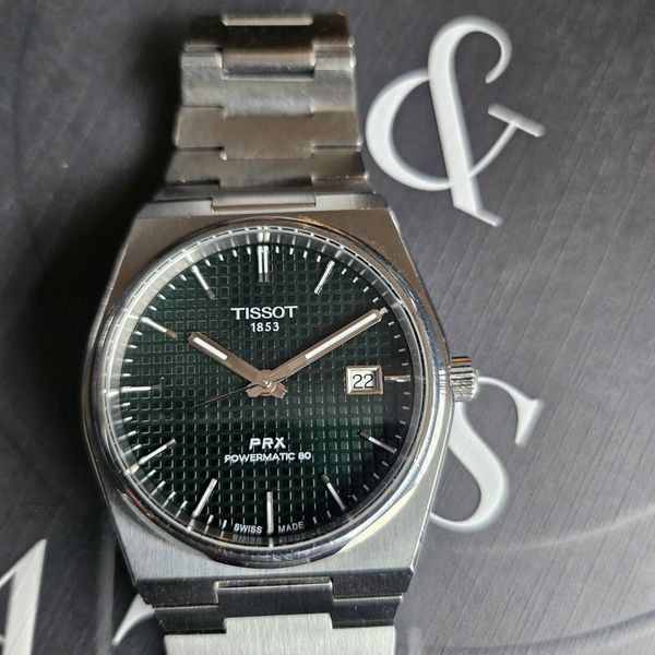Tissot PRX Powermatic 80 Automatic Green | WatchCharts Marketplace