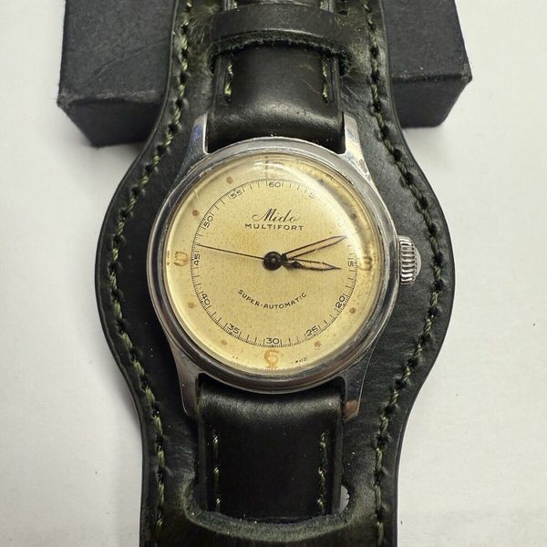 Vtg Mido Multifort Super Automatic Watch Men's Military Watch, Bumper ...