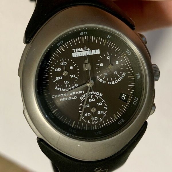 Timex Men's Analog Chrono Ironman INDIGLO Watch T53463. used | WatchCharts