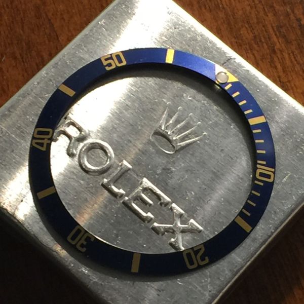 FS : Mint Rolex Submariner 1680 GOLD Fat Font blue insert | WatchCharts