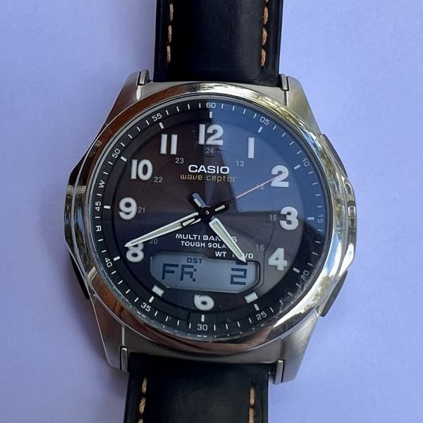 Casio WAVE CEPTOR WVA-M630B-1AJF Multi Band 6 / Solar Watch ...