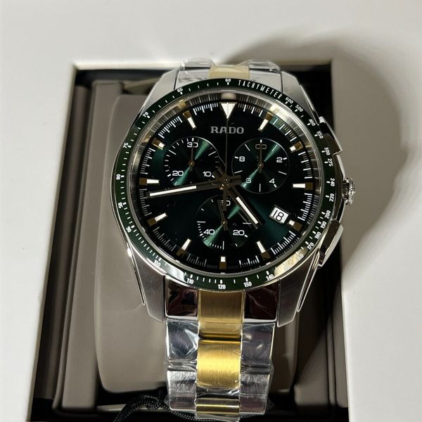 Rado Hyperchrome Chronograph Gold Silver Stainless Steel Classic ...
