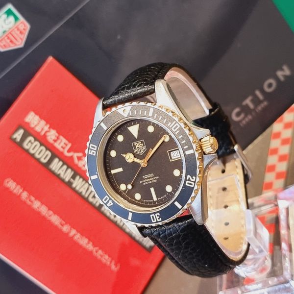 TAG Heuer 1000 Mens 980.020n in very good condition new glass new ...