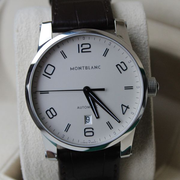 FS: Montblanc Timewalker Steel Collection 42mm Automatic Watch - Silver ...