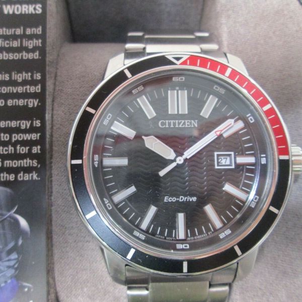 Citizen Eco Drive Stainless Steel Running Men's Watch J810 S117054 ...