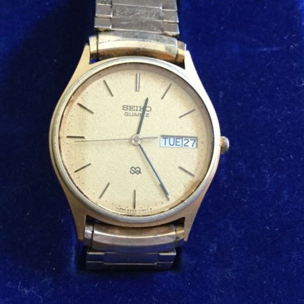 Men’s Vintage Seiko Quartz Watches Gold-Tone Stainless Steel S2 and S114V USA | WatchCharts ...