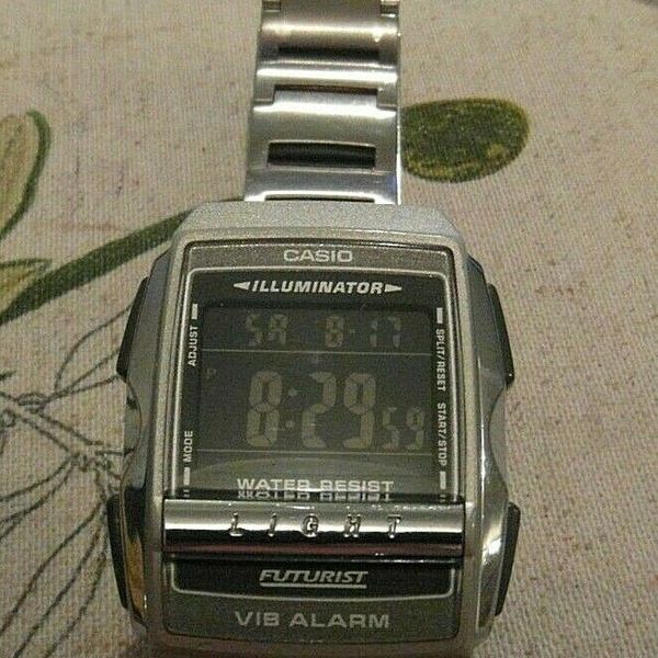 Vintage Casio Futurist A220 watch. 1922 mod,Casio strap and new battery ...