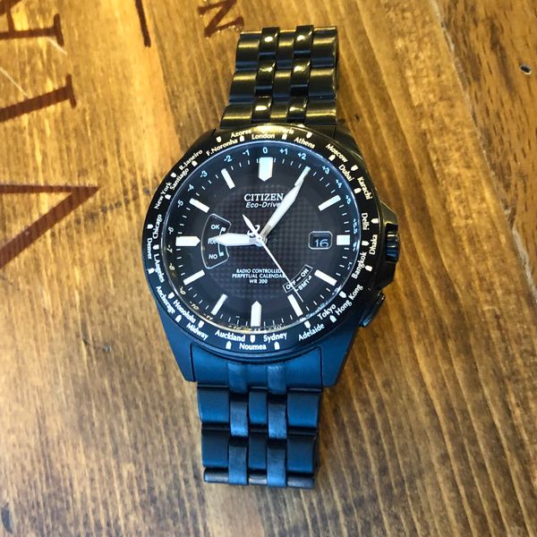 FS: Citizen CB0025-56E Eco-Drive Radio Controlled Perpetual Calendar WR ...