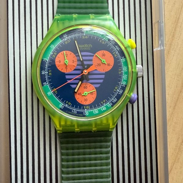 SWATCH WATCH 1991 CHRONOGRAPH NEO WAVE SCJ100 | WatchCharts Marketplace