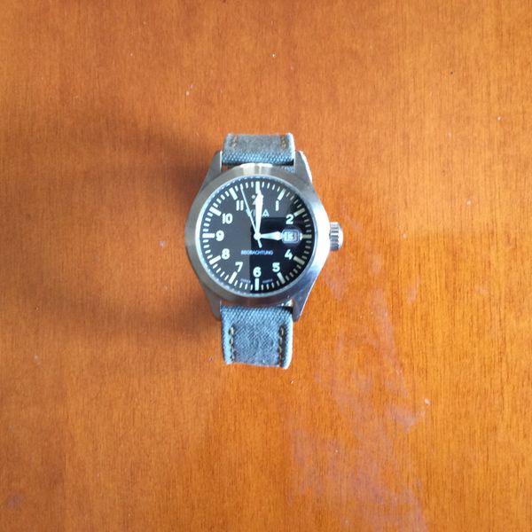 FS:Vixa Beobachtung Swiss 2824-2 mvt with Drew Canvas strap ...