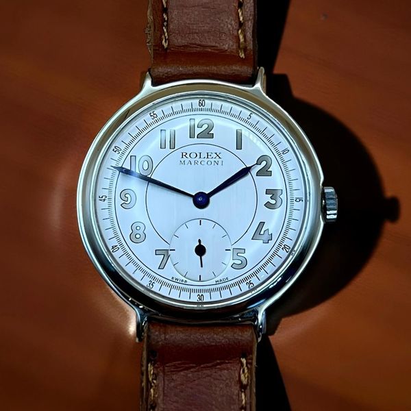 Rolex RWC Ltd â Marconiâ Vintage Swiss Watch Manual Wind Small Seconds ...