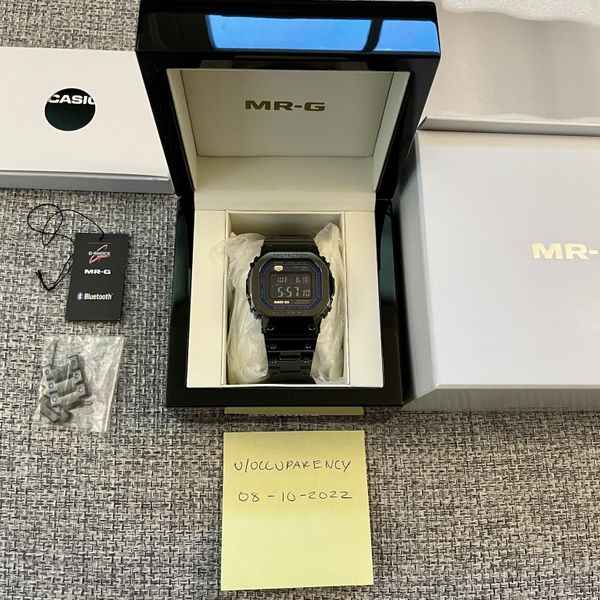 [WTS] Casio G-Shock MRG B5000BA - MRG Square - Negative Display - Black ...