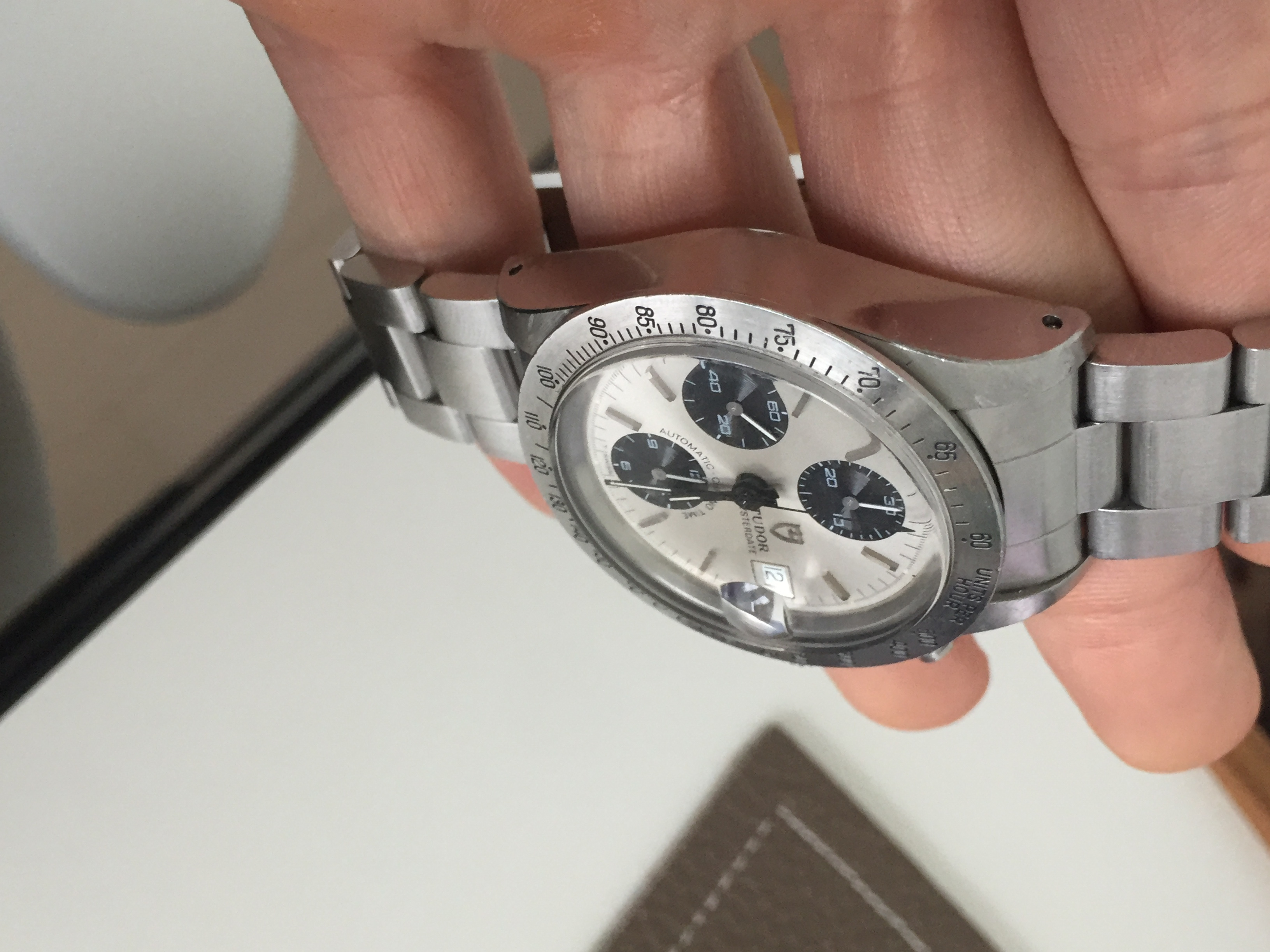 FS Tudor Big Block Chronograph 79180 Silver Dial | WatchCharts