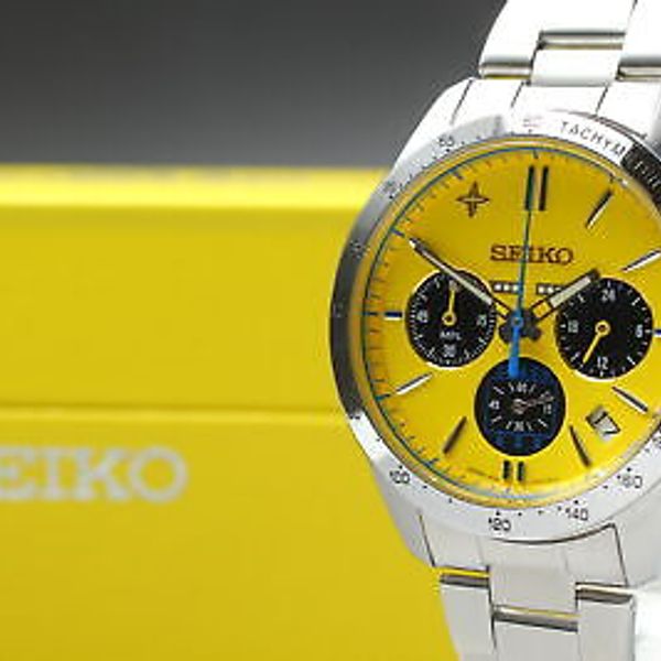 MINT Seiko Shinkansen Doctor Dr. Yellow Limited 8T63-01E0 Mens Quartz ...