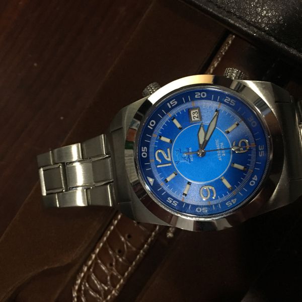 Lew and Huey Acciona Blue Dial LNIB FULL KIT RARE | WatchCharts Marketplace