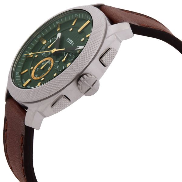 Fossil Machine Chronograph Quartz Green Dial Men's Watch FS6100 ...