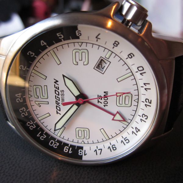 FS: Torgoen T5 Pilot GMT, Swiss Quartz, reduced | WatchCharts Marketplace