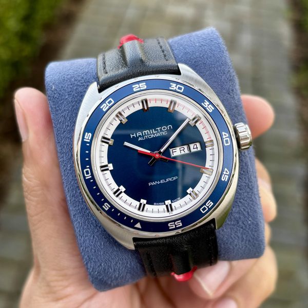 [WTS] Hamilton Pan Europ Blue American Classic - MINT | WatchCharts ...