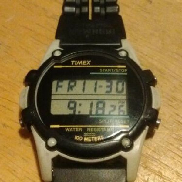 Vintage Timex Chronograph Alarm Timer Men's watch, running w/new ...