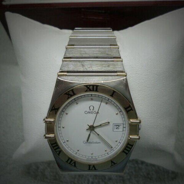 MENS OMEGA CONSTELLATION 18k gold and SS with date window. | WatchCharts