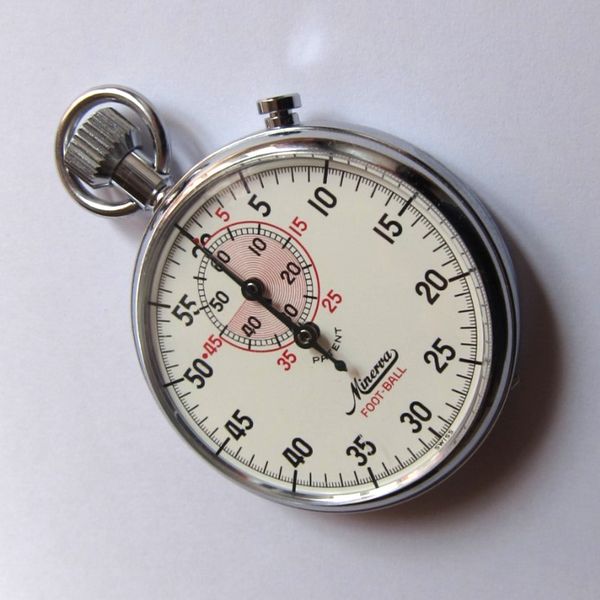 Vintage Swiss 1970 Minerva stopwatch/Chronograph/Stoppuhr " Foot Ball ...