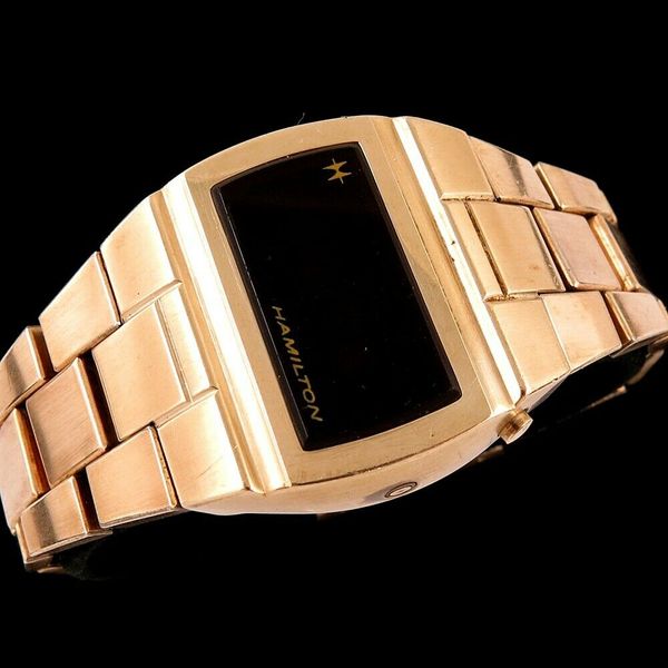 Vintage Hamilton QED II 865 Quartz LED Digital Wrist Watch ...