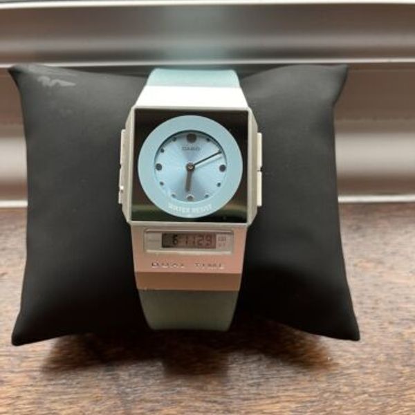 vintage casio FS-01 Dusl time/ Rare 80s casio Analog-digital watch ...