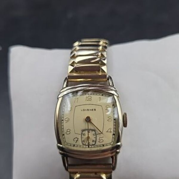 Vintage 1940s Longines 17 Jewel 10k Gold Filled Mens Watch | WatchCharts Marketplace