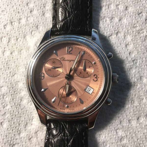 FS: Hamilton Salmon Dial Chronograph $199 | WatchCharts Marketplace