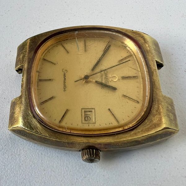 OMEGA Seamaster Cal 1012 Automatic Watch Vintage Mens 23 Jewels Gold ...