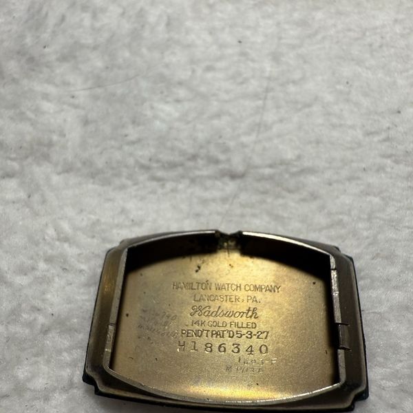 Vintage Hamilton Menâ s Watch. PARTS OR REPAIR | WatchCharts Marketplace