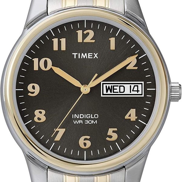 Timex T26481 Men's Charles Street 35mm Easy Read Stainless Expansion ...