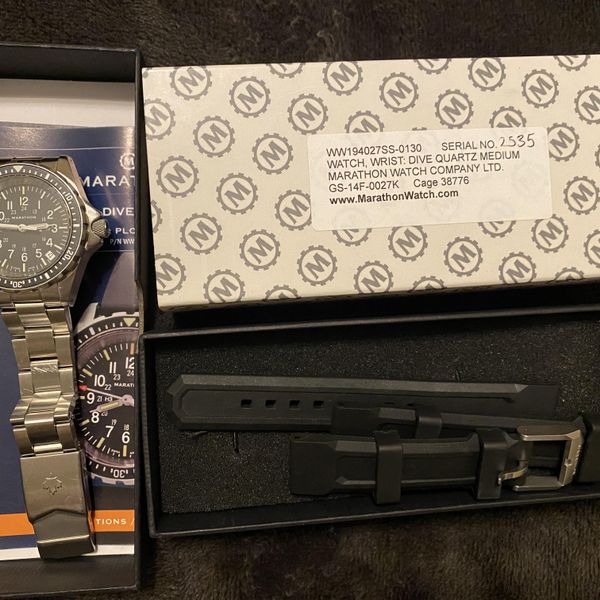 [WTS] Marathon MSAR Quartz $700 Full Set | WatchCharts Marketplace