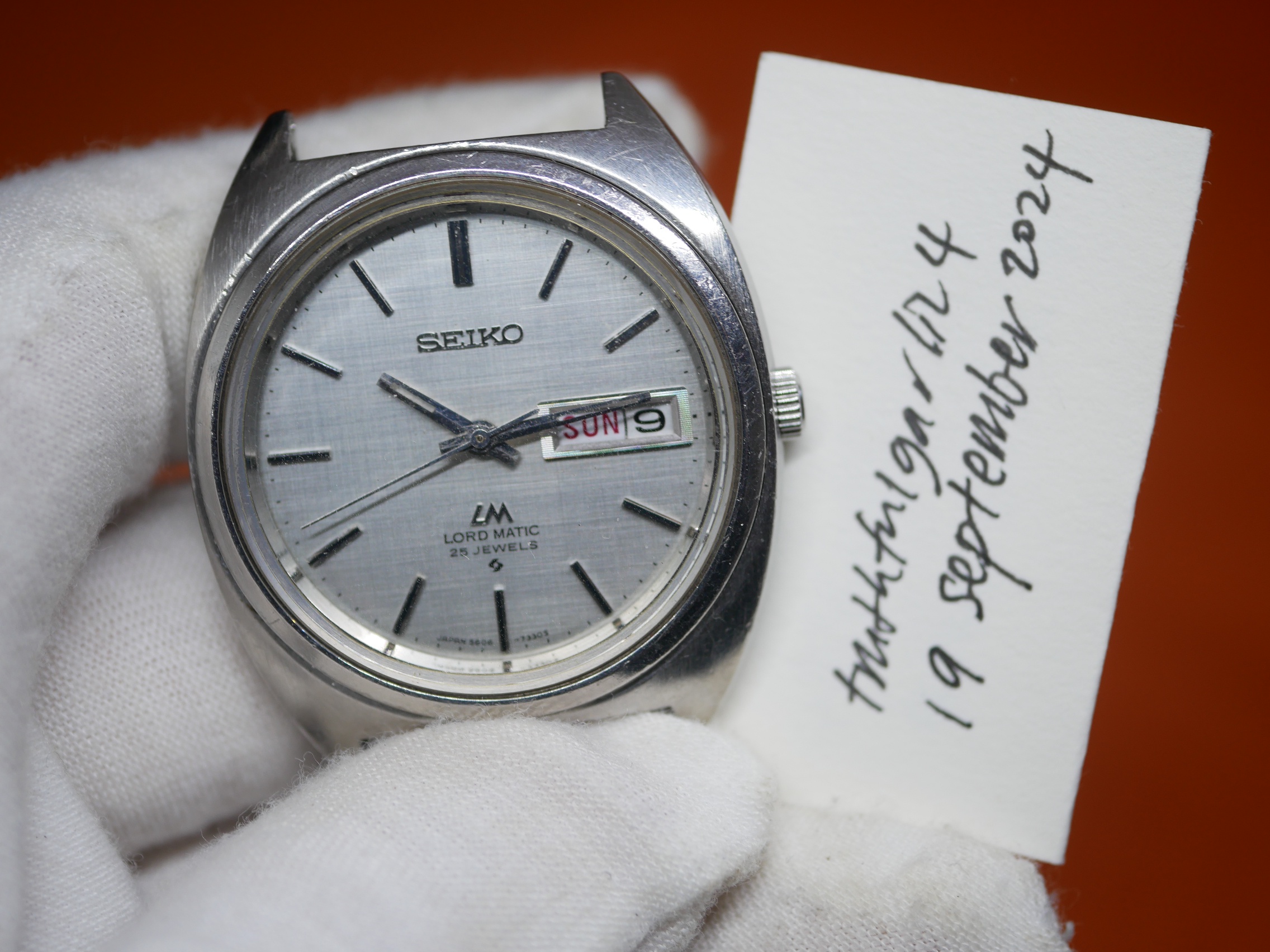 [WTS] Seiko Lordmatic Linen Dial 36mm 5606-7140 (Aftermarket Strap ...