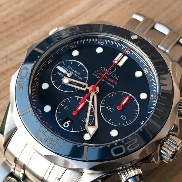FS: Omega Seamaster Chronograph 44mm Men's Watch 212.30.44.50.03.001 ...
