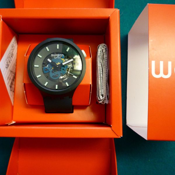 Swatch Night Trip SB03B107 wrist watch | WatchCharts Marketplace