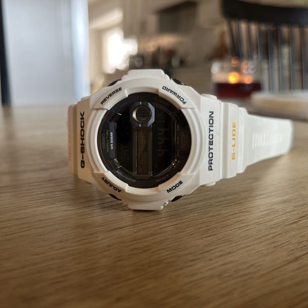 Casio G-Shock-White GLX-150 G-Lide Tide Graph 50mm | WatchCharts ...