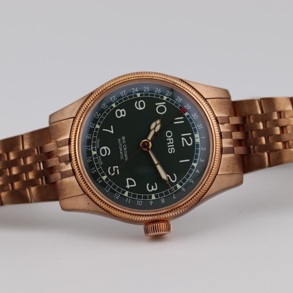 [WTS] 2023 Oris Bronze Big Crown Pointer Date Green Dial Full AD Kit ...