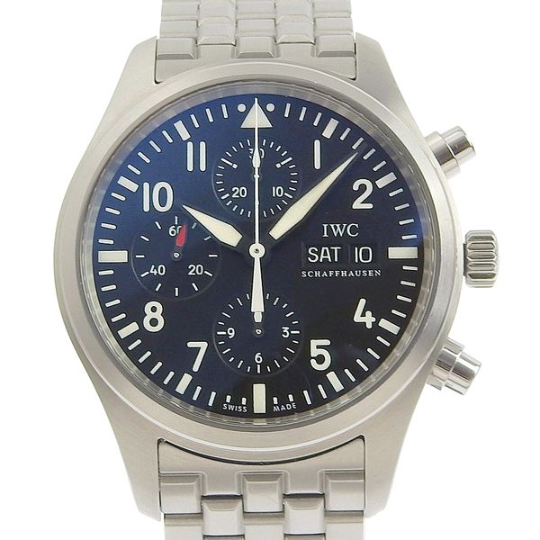 [IWC] Ida Brew Sea Schaffhausen Pilot's Watch IW371704 Stainless Steel ...