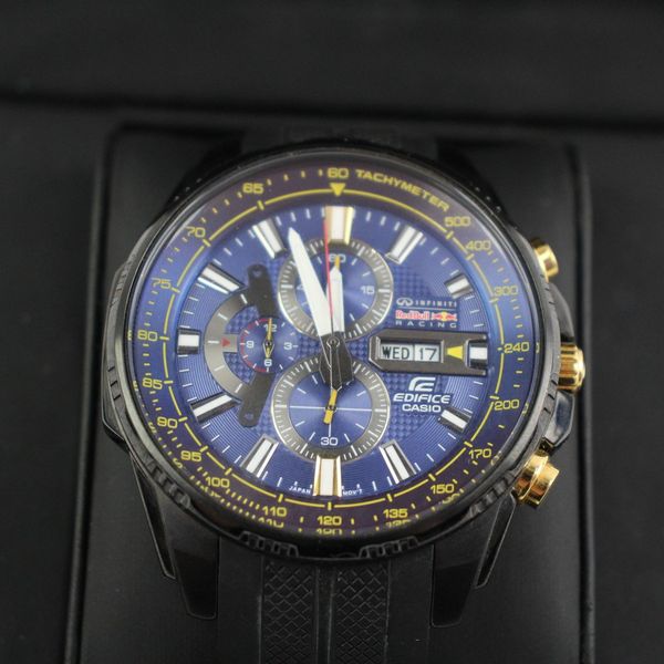 Casio Edifice Infiniti Red Bull Racing Chronograph Steel Watch Quartz ...
