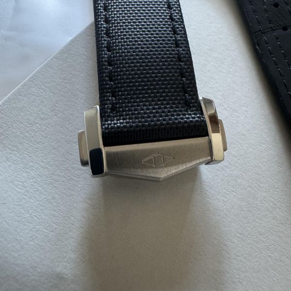 [wts] 20mm Black Artem Loopless Sailcloth Strap W Clasp Like New