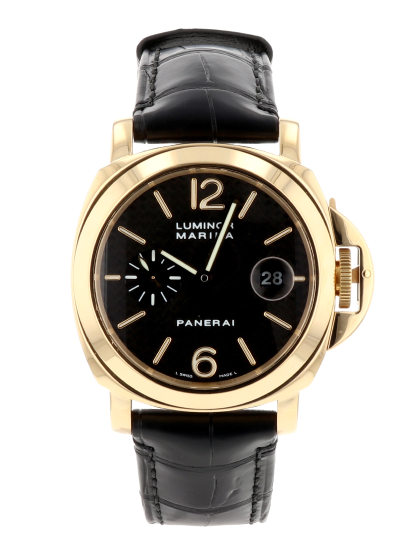 Panerai Luminor Marina Automatic Yellow Gold (PAM140) Market Price ...