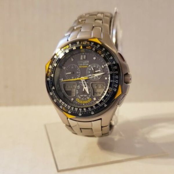 Mens Citizen Eco-Drive C650-T000967 Blue Angels Skyhawk Chronograph ...
