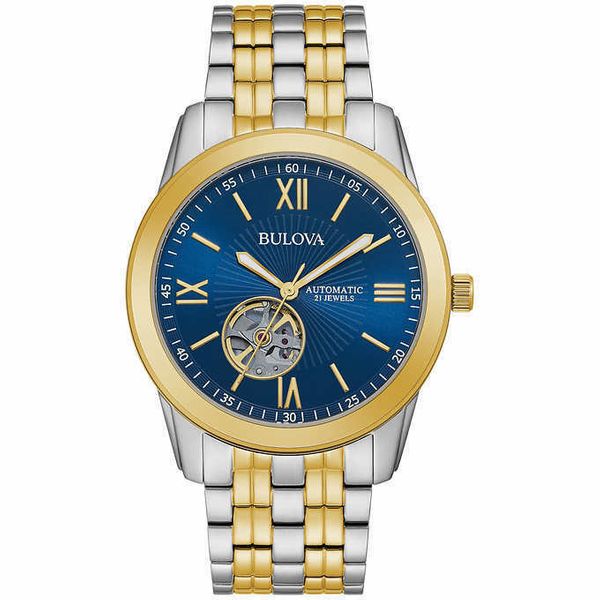 Bulova Men's 98A263 Automatic Two Tone Stainless Steel Watch w ...