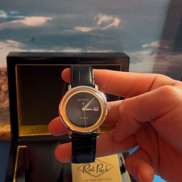 Bulova Rat Pack Automatic Mens Watch 96B406 | WatchCharts Marketplace