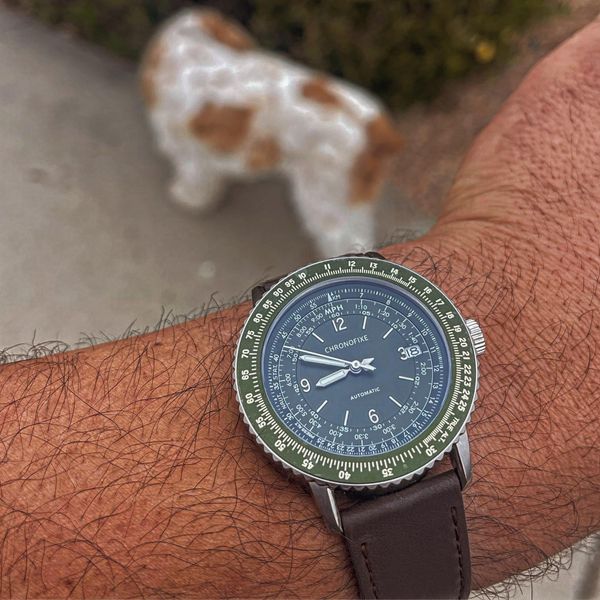 [WTS/WTT] Chronofixe Flight 1952, Military Green Dial, Unused beads-of ...