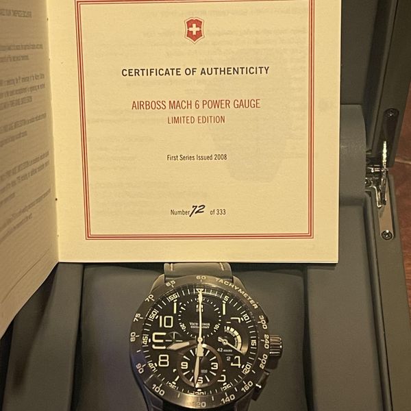 [WTS] Victorinox Mach6 power gauge Superluminova v241308 Limited ...