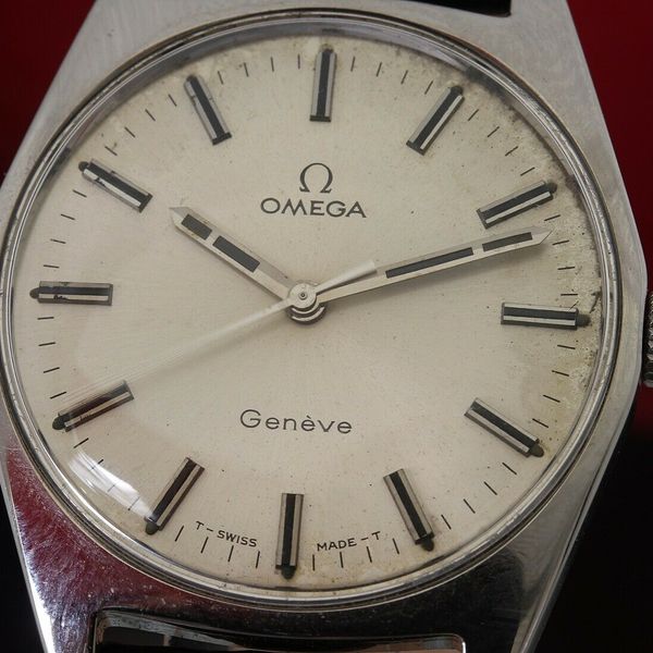 Omega Geneve Manual Wind Steel 135041 601 cal Circa 1970 Vintage Watch ...